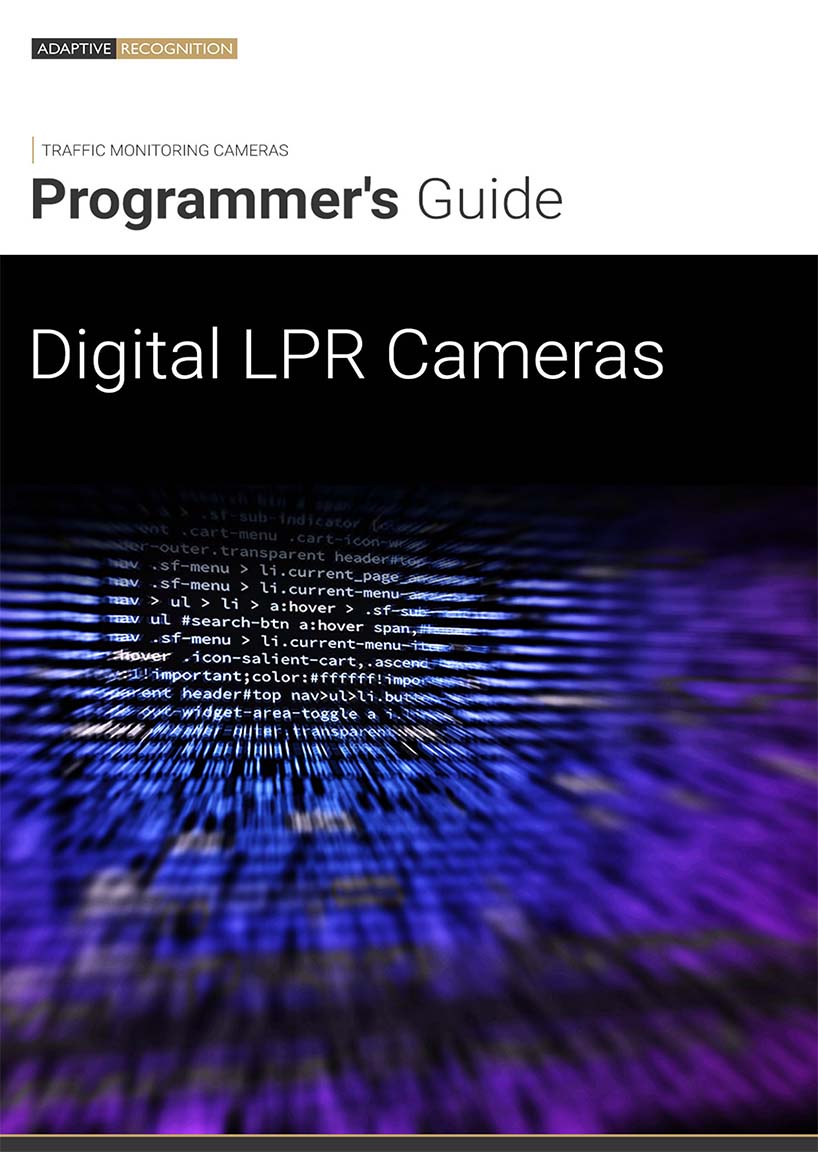3rd generation cameras - Adaptive Recognition's documents