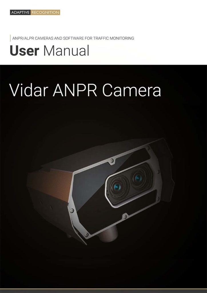 Vidar ANPR Cameras for Any Type of Traffic Monitoring - Adaptive ...