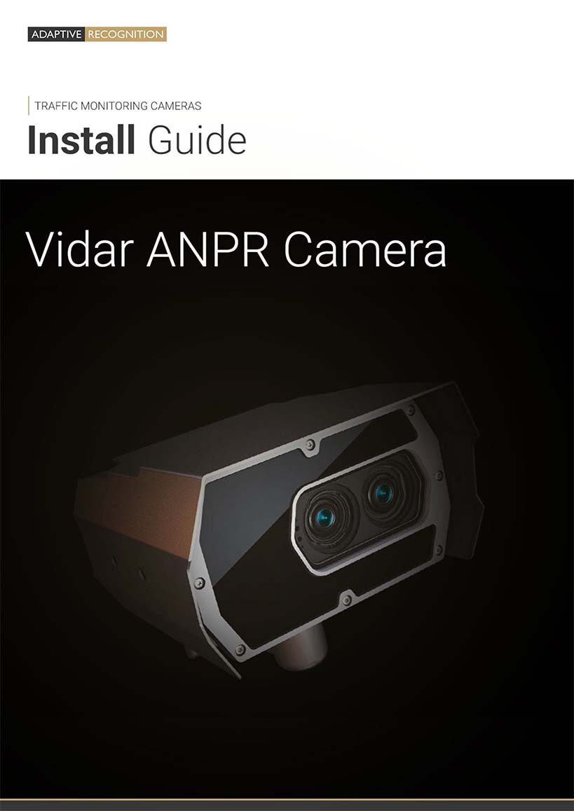 Vidar ANPR Cameras for Any Type of Traffic Monitoring - Adaptive ...