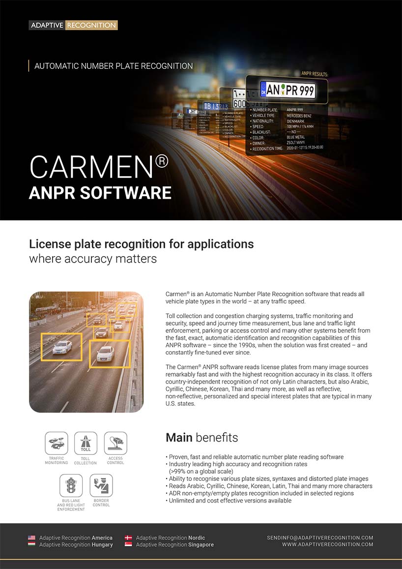 Carmen® FreeFlow - Adaptive Recognition's documents