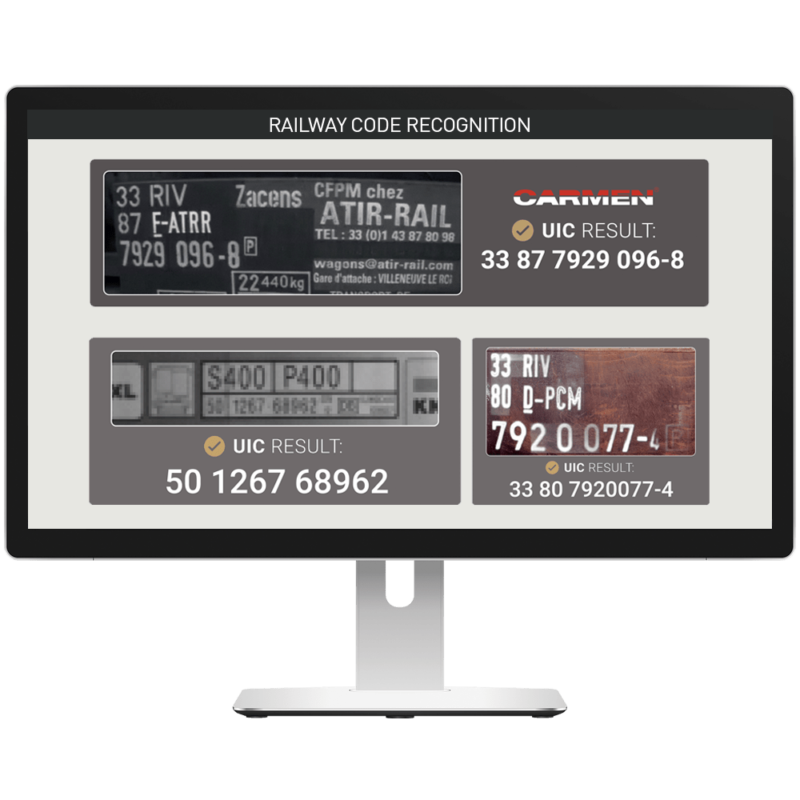 Carmen® OCR-UIC Software Library for Railway Code Recognition - Adaptive Recognition's documents