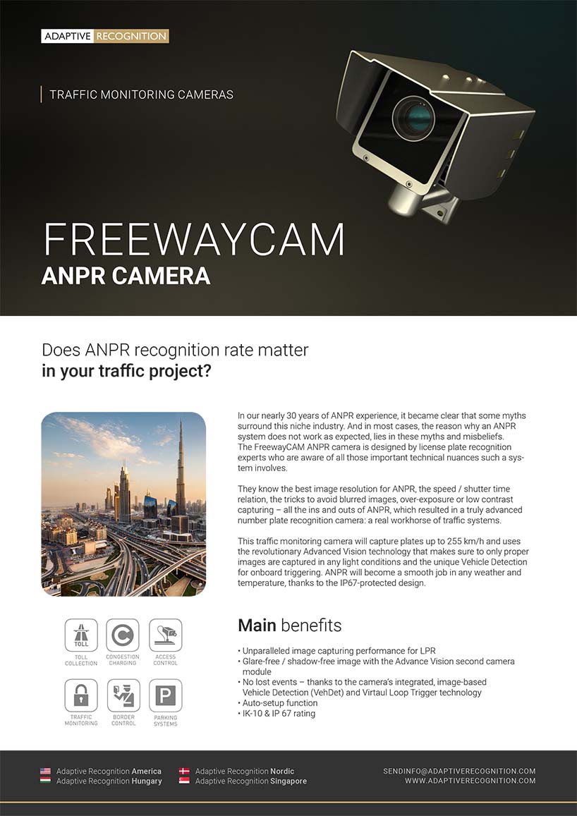 3rd generation cameras - Adaptive Recognition's documents