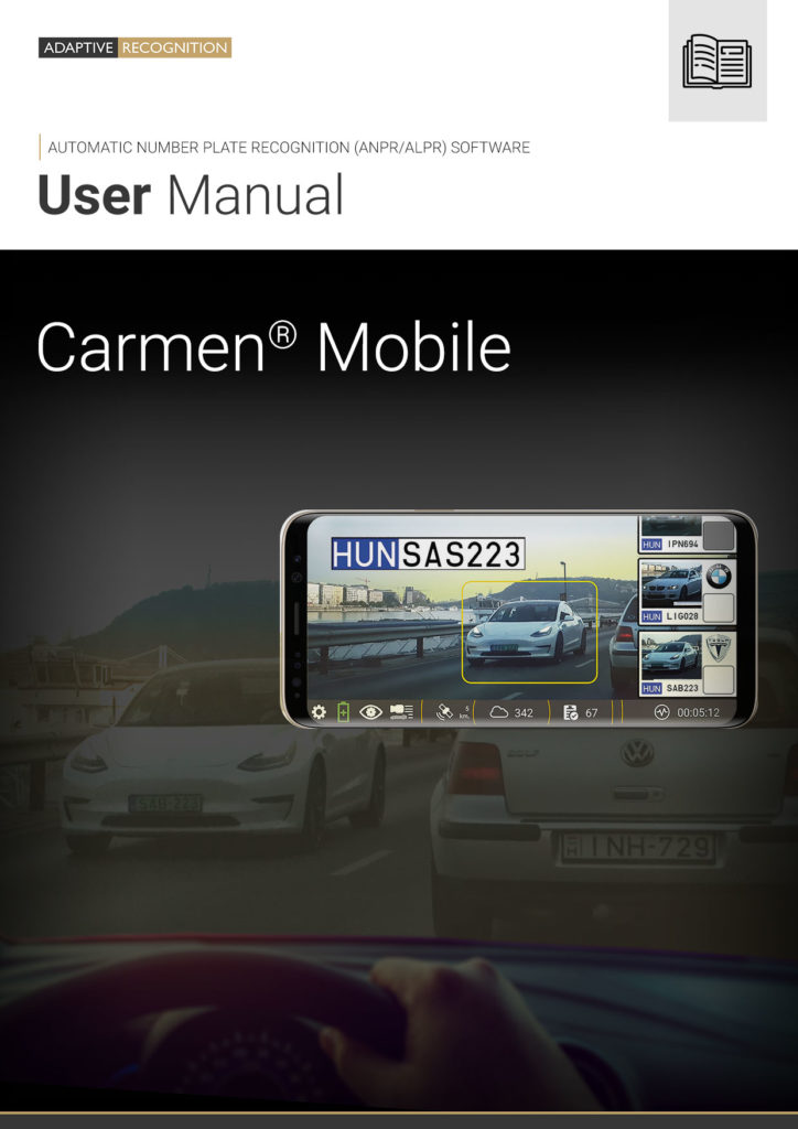 Carmen® Mobile Android App for ANPR &MMR - Adaptive Recognition's documents