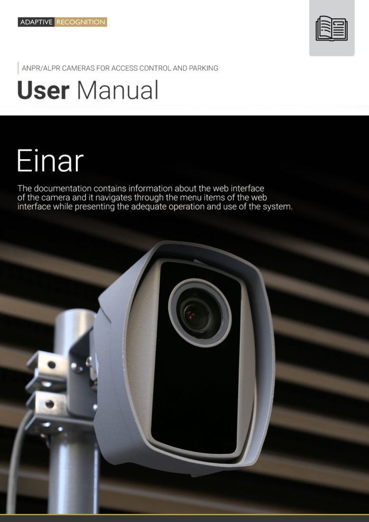 Einar ANPR Camera for Access Control & Parking - Adaptive Recognition's documents
