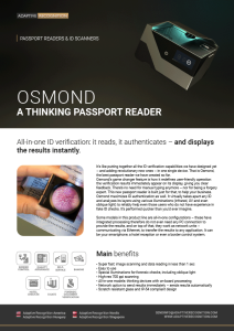 Osmond - Adaptive Recognition's documents