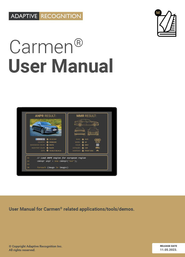 Carmen® Ocr Software Library For Container Code Recognition Adaptive