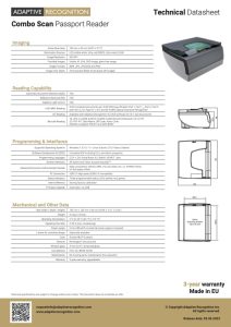 Combo Scan Full-Page ID1 and MRZ Scanner - Adaptive Recognition's documents