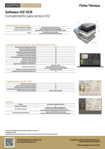 VIZ OCR Software Add-on for VIZ reading - Adaptive Recognition's documents