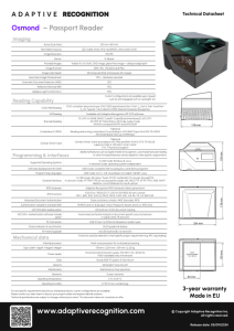 Osmond - Adaptive Recognition's documents