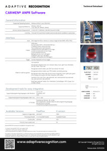 Carmen® FreeFlow - Adaptive Recognition's documents