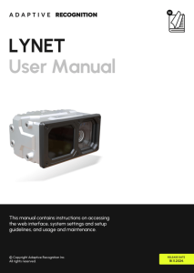 Lynet - Adaptive Recognition's documents