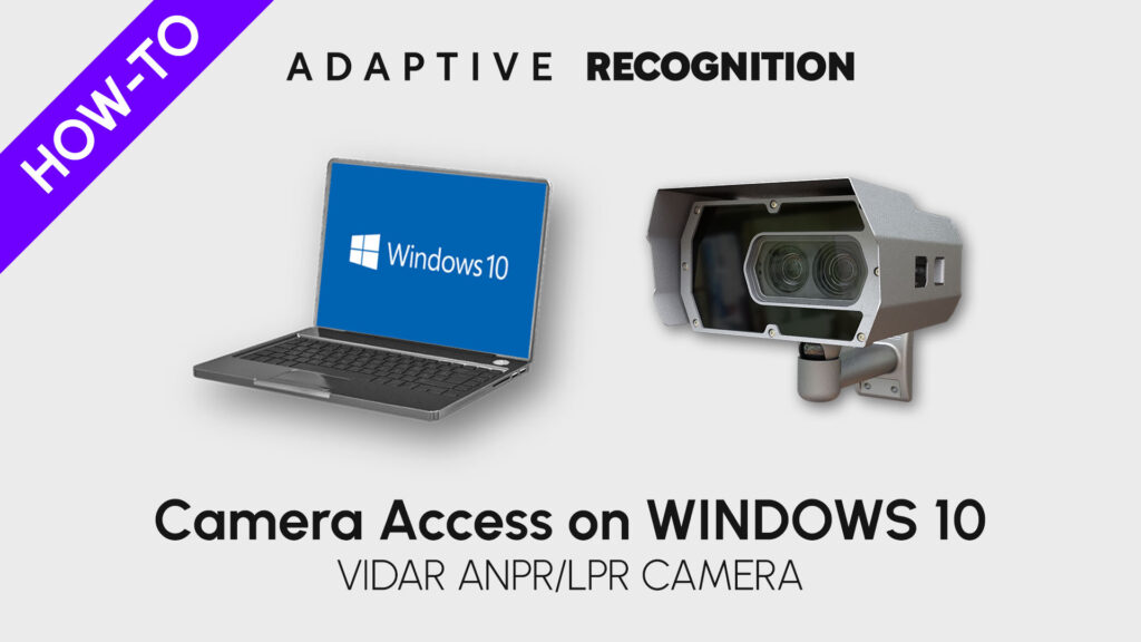 How-to Videos: Vehicle & Plate Recognition Cameras | Adaptive Recognition