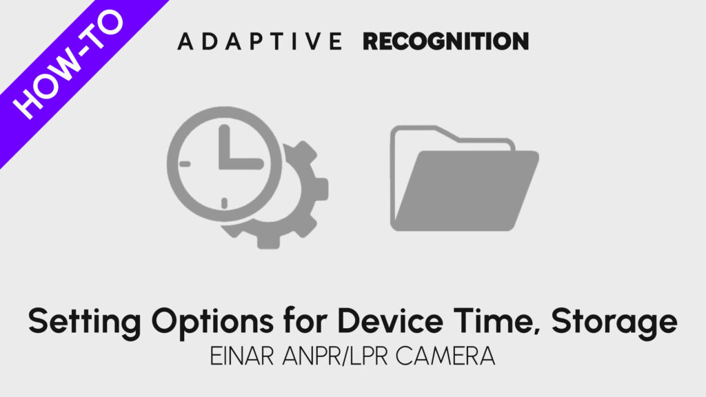 How-to Videos: Vehicle & Plate Recognition Cameras | Adaptive Recognition